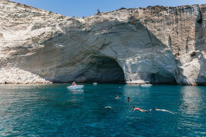Milos: Kleftiko Cruise with Meal, Drinks and Photos at Sykia - An In-Depth Look at the Milos Kleftiko Cruise