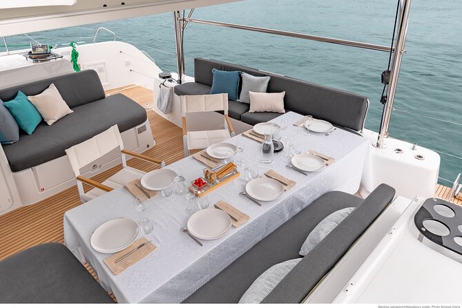 Milos & Poliegos Catamaran Cruise Homemade Full Menu BBQ & Drinks - Equipment and Amenities
