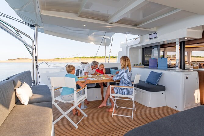 Milos & Poliegos Catamaran Cruise Homemade Full Menu BBQ & Drinks - Swim in Turquoise Waters