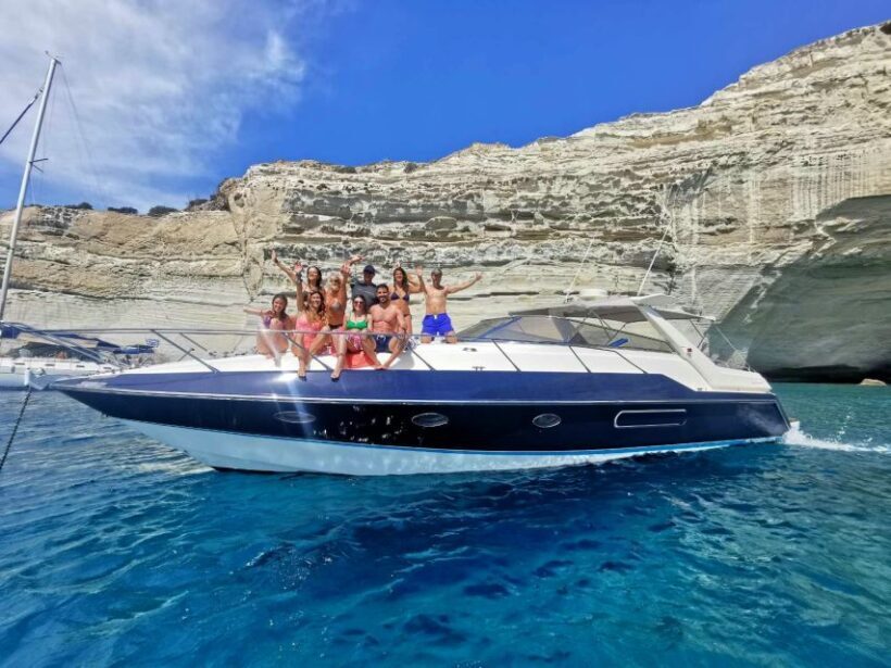 Milos: Private Motor yacht cruise to Kleftiko - Sykia - An In-Depth Look at the Milos Private Yacht Tour