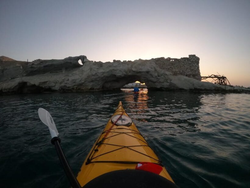 Milos: Romantic Semi Private Sunset Kayaking Tours - Weather and Flexibility