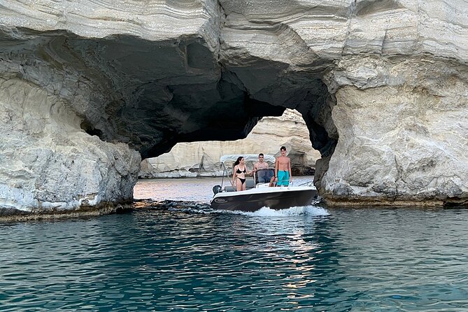 Milos Self Drive Private Boat - No Licence Required - Aphrodite - The Sum Up