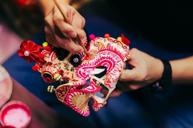 Mini Lion head decoration workshop - An Authentic Cultural Encounter in Ho Chi Minh City