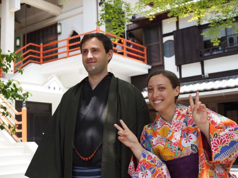 Miyajima: Cultural Experience in a Kimono - Delving Into the Art of Calligraphy