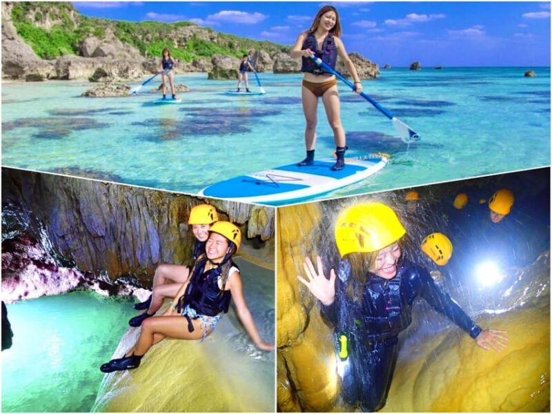 Miyako Island: Beach SUP & Pumpkin Limestone Caving & Canoe - Key Points