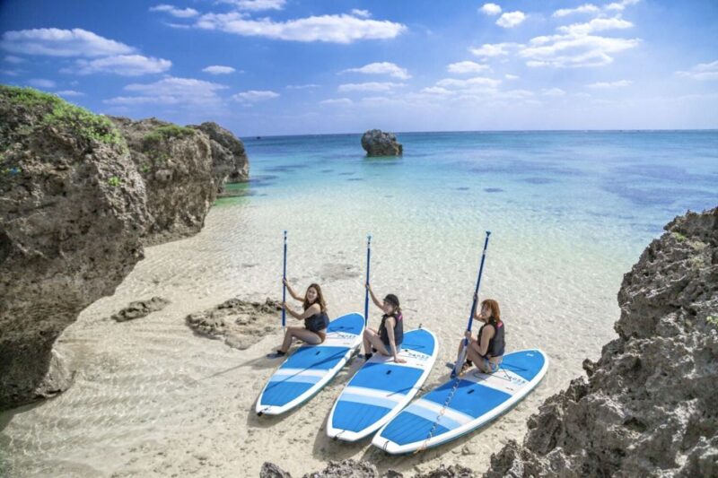 Miyako Island: Beach SUP & Pumpkin Limestone Caving & Canoe - Authentic Local Lunch