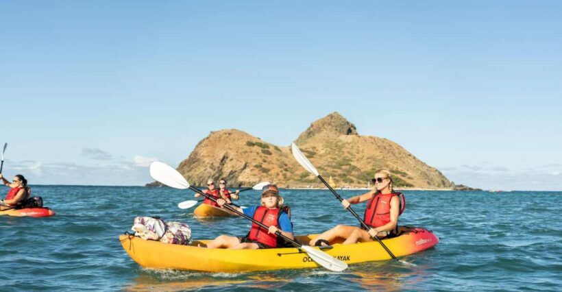 Mokulua Islands Self-Guided Kayak Adventure - An Authentic Hawaii Kayaking Experience