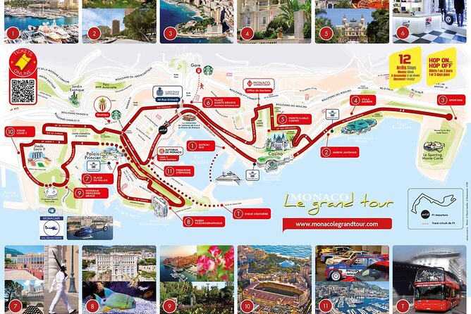 Monaco Hop on Hop Off Sightseeing Bus Tour - Tour Overview