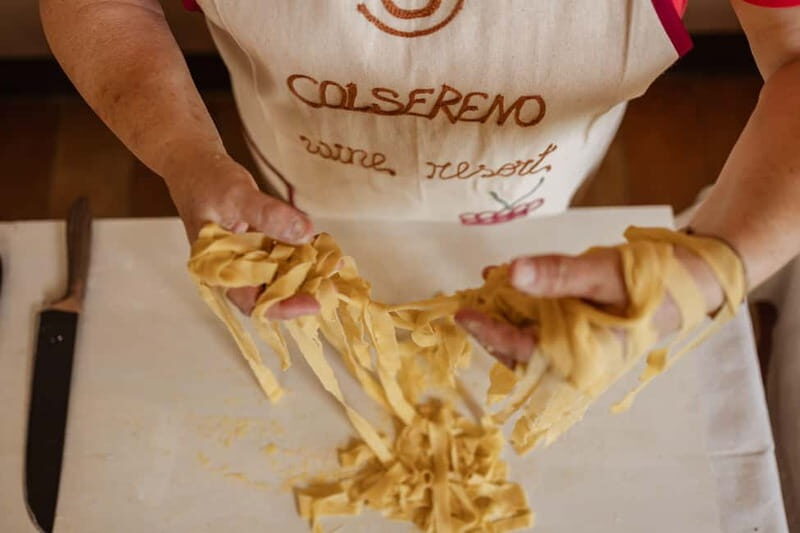 MONTALCINO : Pasta Class with Brunello Tasting and Lunch - An In-Depth Look at the Experience