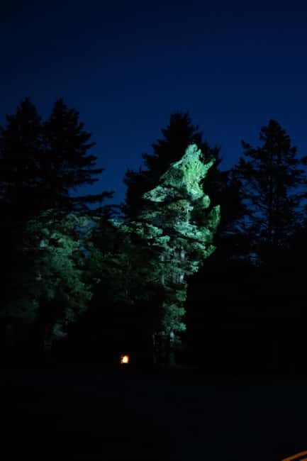 Montebello, QC: Omega Park ONIRO Immersive Experience at Night - The Setting: A Forest Come to Life at Night