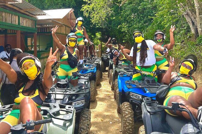Montego Bay ATV Ride & Bamboo Rafting With Limestone Foot Massage - Key Points
