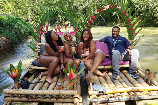 Montego Bay Bamboo River Rafting Limestone Foot Massage - Key Points