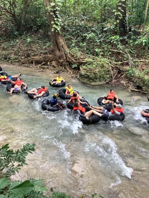 Montego Bay: Dunn's River Falls and White River Tubing Combo - Key Points
