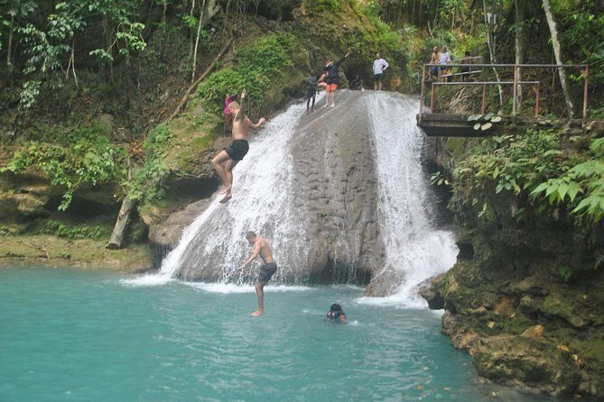 Montego Bay Shore Excursion: Blue Hole & Secret Falls Tour plus Shopping - Visiting Blue Hole & Secret Falls