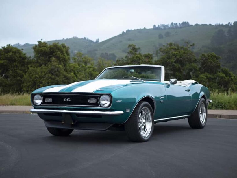 Monterey & Big Sur: 1968 Chevy Camaro SS Convertible Rental - Key Points