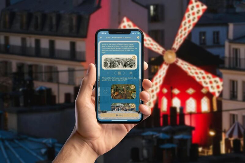 Montmartre Walking Tour With Smartphone App - Key Points