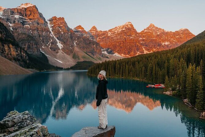 Moraine Lake Sunrise & Lake Louise Golden Hour Experience - Key Points