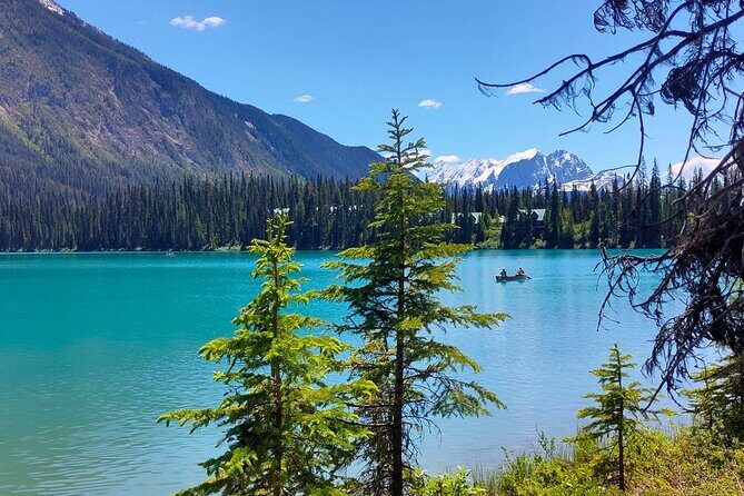 Moraine Lake,Lake Louise,Emerald& Peyto Lake 4 lakes from Canmore - Peyto Lake: The Wolf-Head Shape