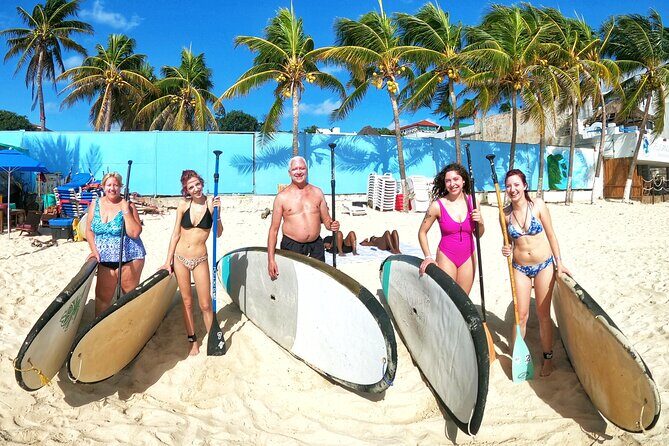 Morning Session - All Levels Paddleboard Group Caribbean Sea - The Experience Itself