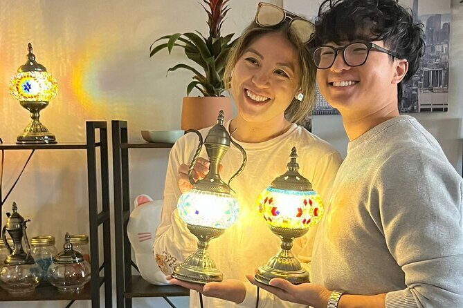 Mosaic Lamp Workshop - The Experience: What It’s Like to Craft a Mosaic Lamp