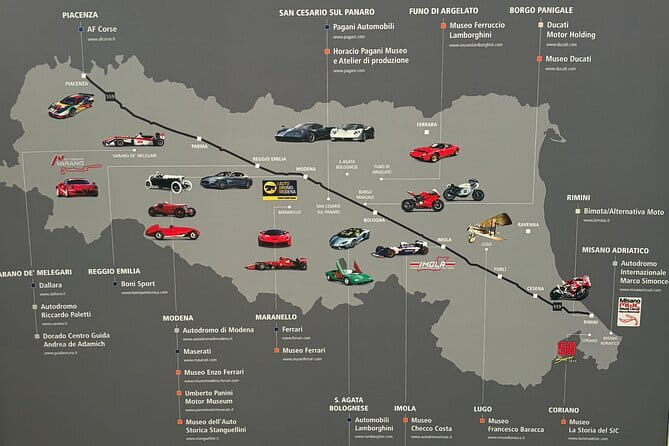 Motor Valley from Florence: Ducati,Lambo,Pagani&Ferrari+Food&Wine - A Deep Dive into the Itinerary