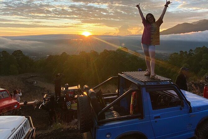 Mount Batur Jeep Sunrise, Black lava & Natural Hot Spring - Early Morning Pickup and Transfer