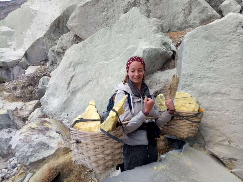 Mount Ijen Tour from Bali:Experience the majestic blue fire - The Early Morning Spectacle: The Turquoise Lake & Sunrise