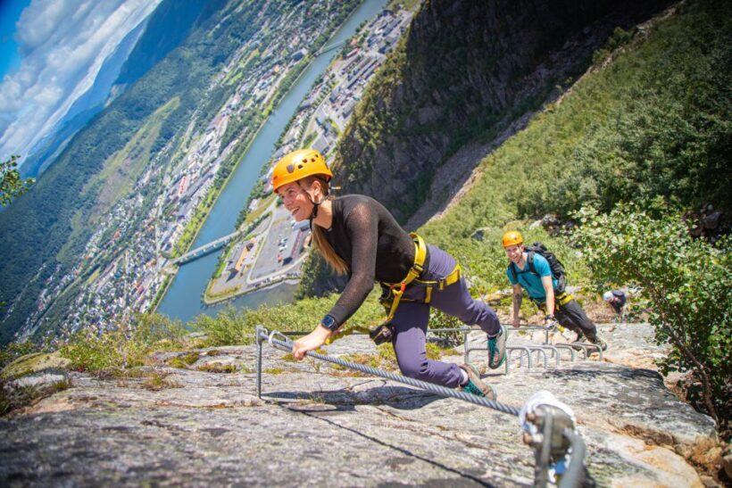 Mountain-climbing adventure in Mosjøen Via Ferrata - What You Can Expect During the Climb