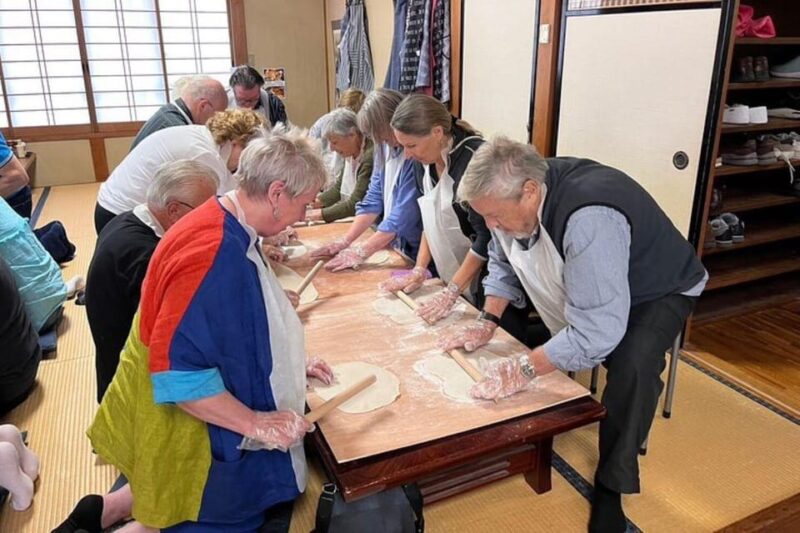 Mt. Fuji Shiba-Sakura Festival & Hoto Noodle Making - Participating in the Hoto Cooking Class