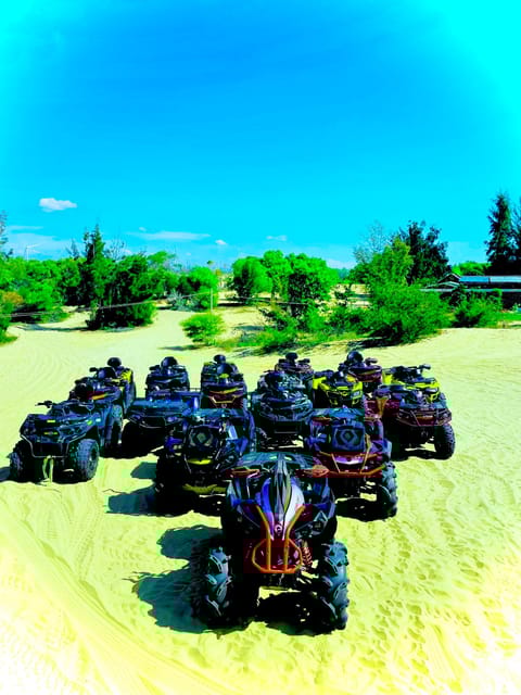 Mui Ne special: Quad Bike ATV drive by yourself+ Jeep &Guide - Transportation and Group Size