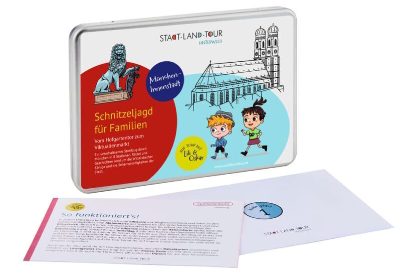 Munich: Self-guided sightseeing scavenger hunt for families - The Route and Highlights