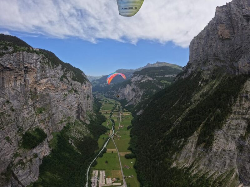 Mürren: Paragliding Over Lauterbrunnen Cliffs and Waterfalls - Since You Asked