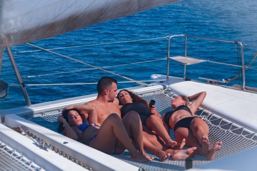 Mykonos: Catamaran Cruise with Lunch, Drinks and Transfer - The Swimming and Snorkeling Experience