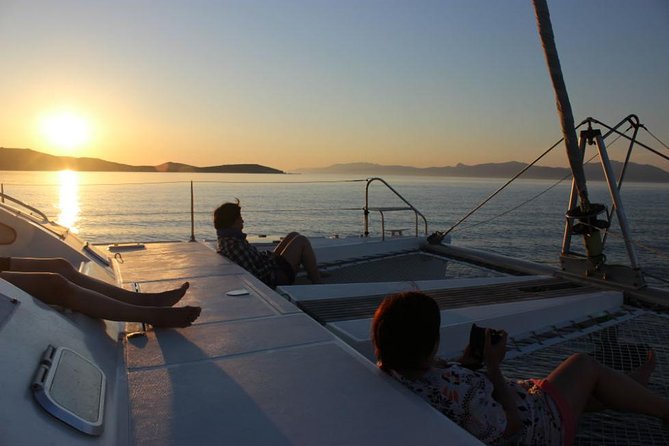 Mykonos Catamaran Private Sunset Cruise, Full Meal & Open-Bar - Cruise Itinerary