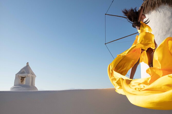 Mykonos Flying Dress High End Professional Photographer - Pricing and Value
