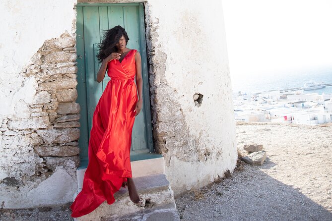 Mykonos Flying Dress High End Professional Photographer - FAQs