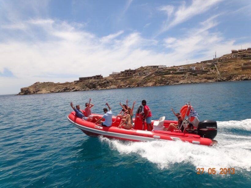 Mykonos: Private Boat Trip and Snorkeling Sea Safari - Transportation and Timing