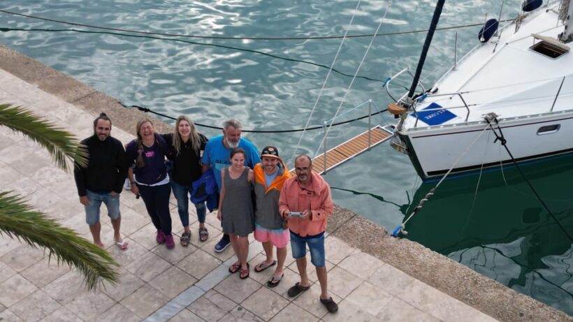 Nafplio Sun Sail Cruises | Semi-Private Half Day | With Meal - The Hosts and Crew