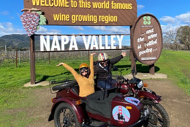 Napa Valley Classic Sidecar Wine tours - Discover Napa Valley in a Whole New Way with the Classic Sidecar Wine Tour