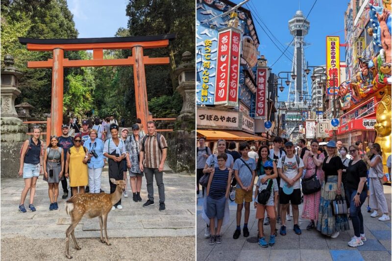 NARA E-BIKE / OSAKA HISTORY FOOD : ULTIMATE COMBO - Todai-ji Temple and Kasuga-taisha Shrine