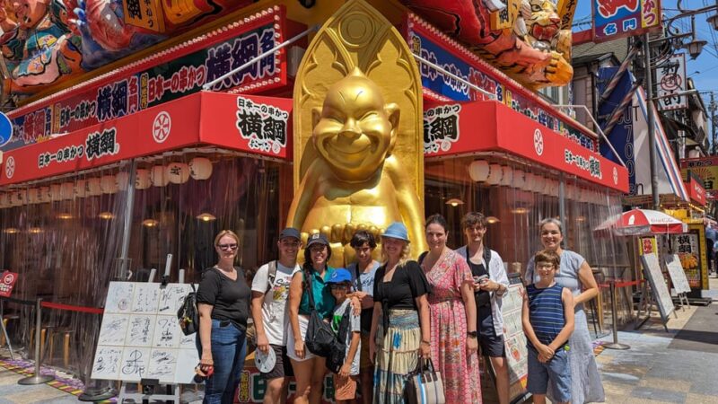 NARA E-BIKE / OSAKA HISTORY FOOD : ULTIMATE COMBO - Lunch and Food Sampling in Osaka