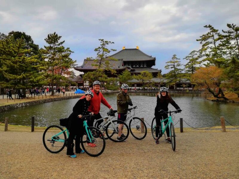 Nara: Nara Park Private Family Bike Tour With Lunch - Itinerary Highlights