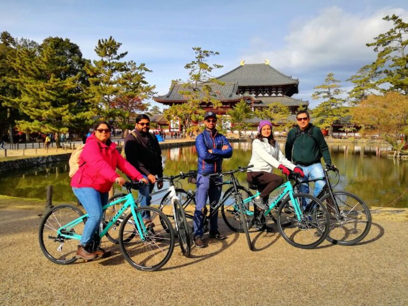 Nara: Nara Park Private Family Bike Tour With Lunch - Visiting Kasuga Taisha Shrine