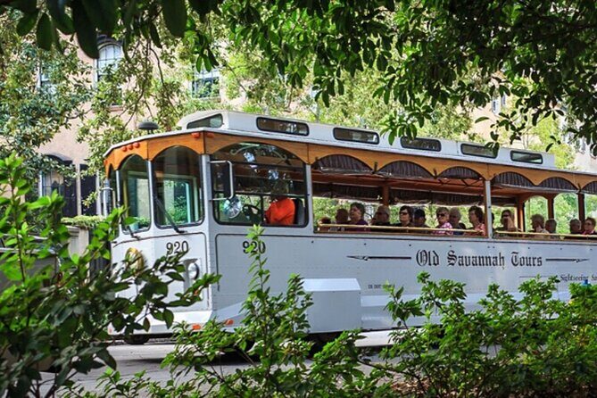 Narrated Historic Savannah Sightseeing Trolley Tour - Key Points