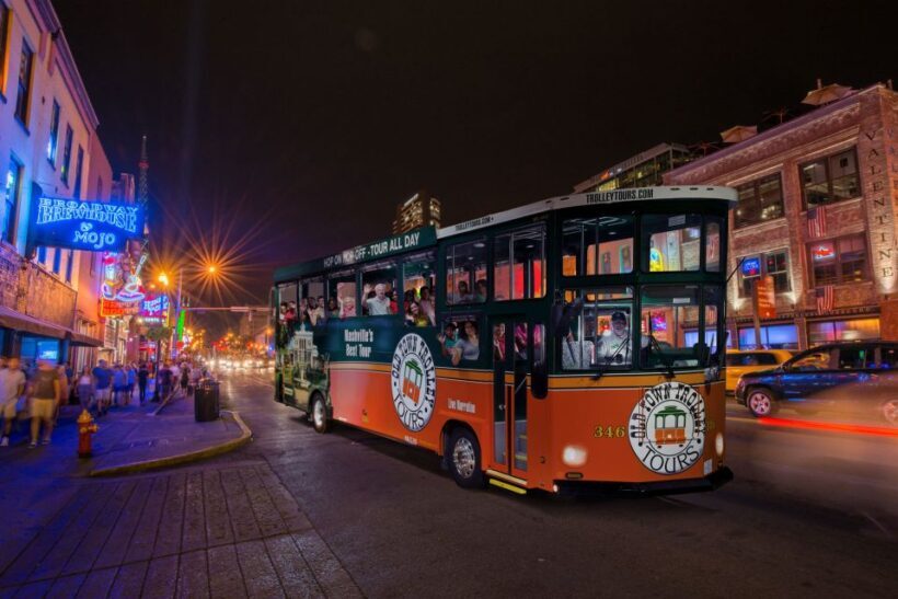 Nashville: Music City Nighttime Trolley Tour - Learning the Stories Behind the Music