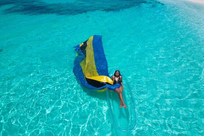 Nassau Clear Kayak Drone Photoshoot- Floating Dress - Who Will Love This Experience?
