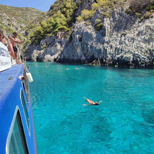 Navagio bay White Beach West Coast Porto Vromi Anafonitria - The Itinerary in Detail