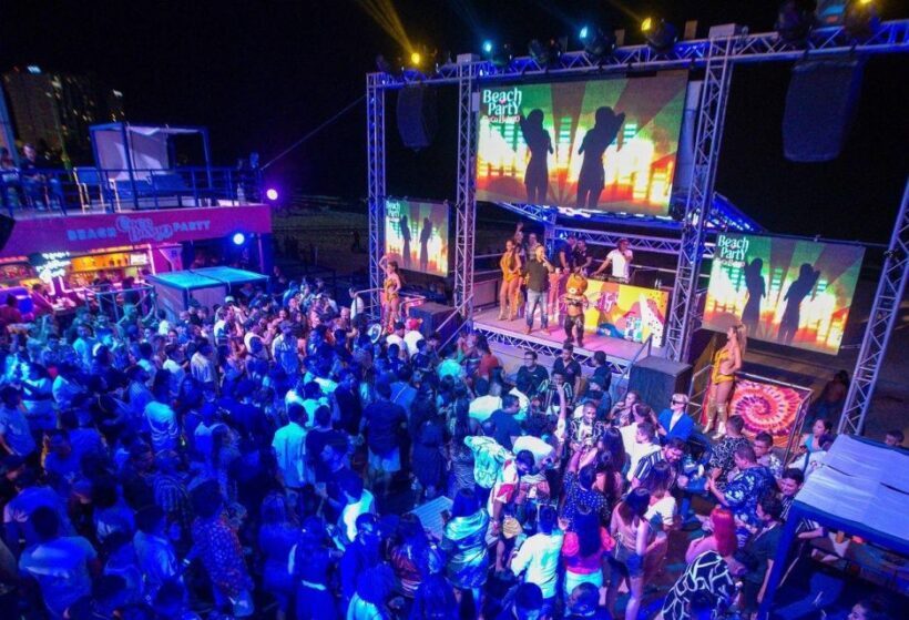 Neon Glow night Beach Party Regular - Key Points