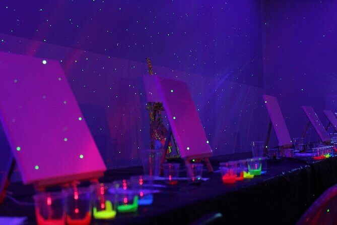 NEON Starry Night Sip and Paint Experience - The Setting: More Than Just a Paint Studio