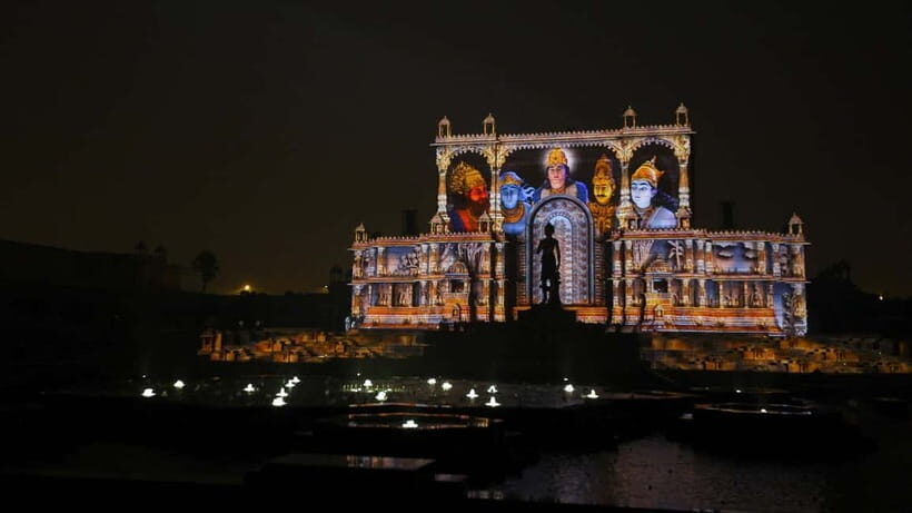 New Delhi: Akshardham Exhibition, Light and Water Show Tour - Key Points